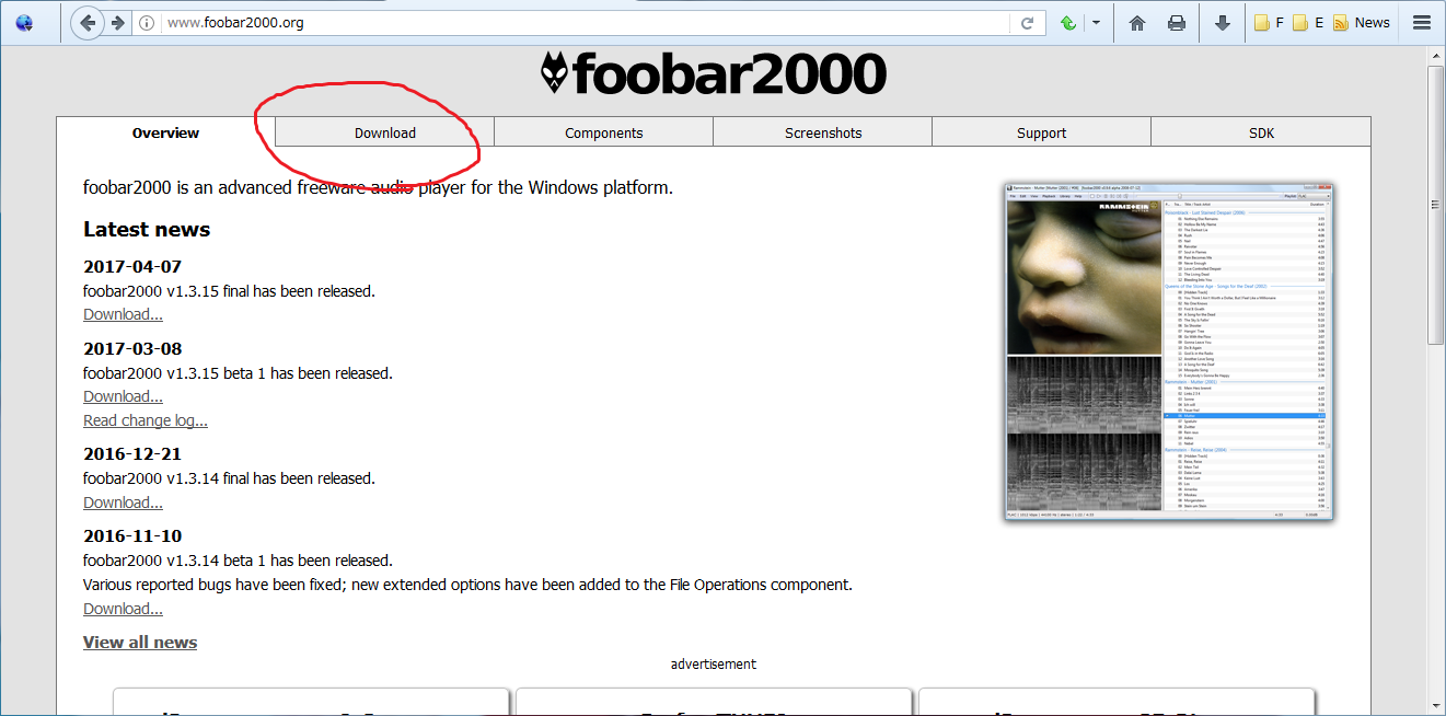 foobar2000 スキンの作り方